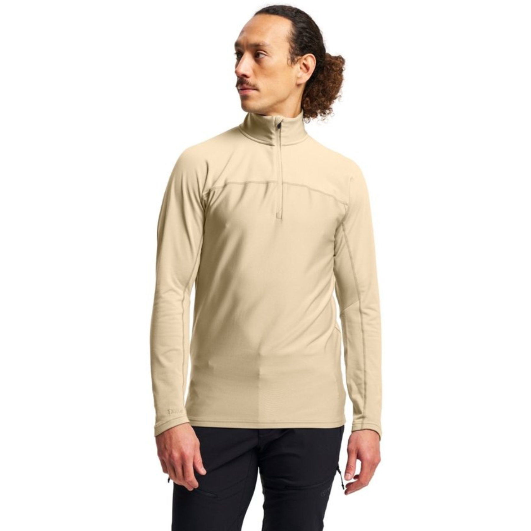 Tenson Txlite Base Half Zip Heren Pully Beige maat L